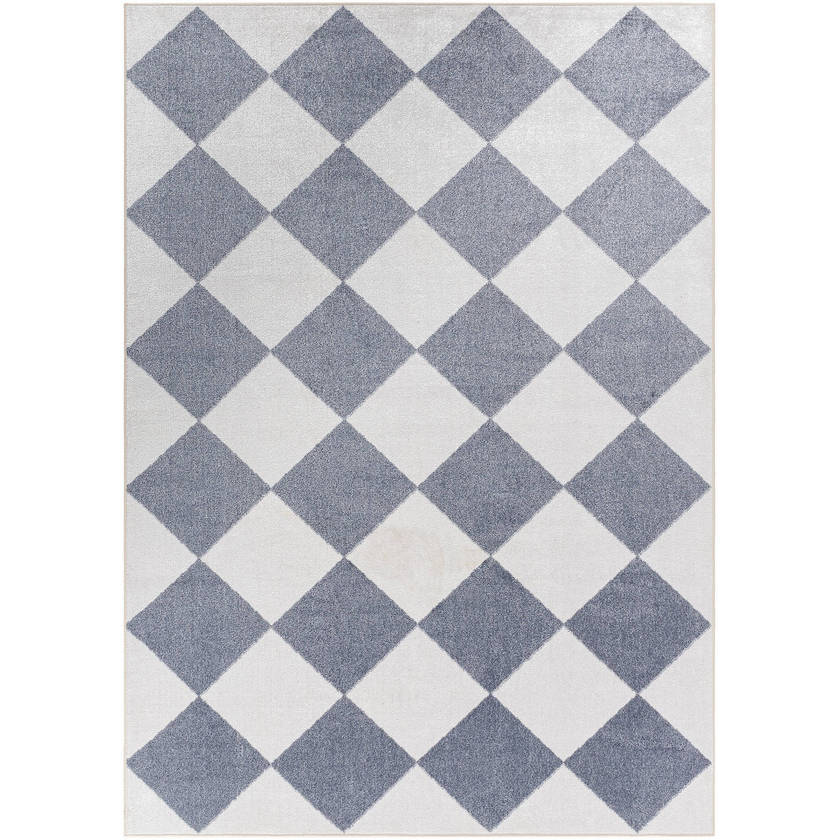Senior Modern Slate/Ivory Washable Area Rug – Sage & Sill