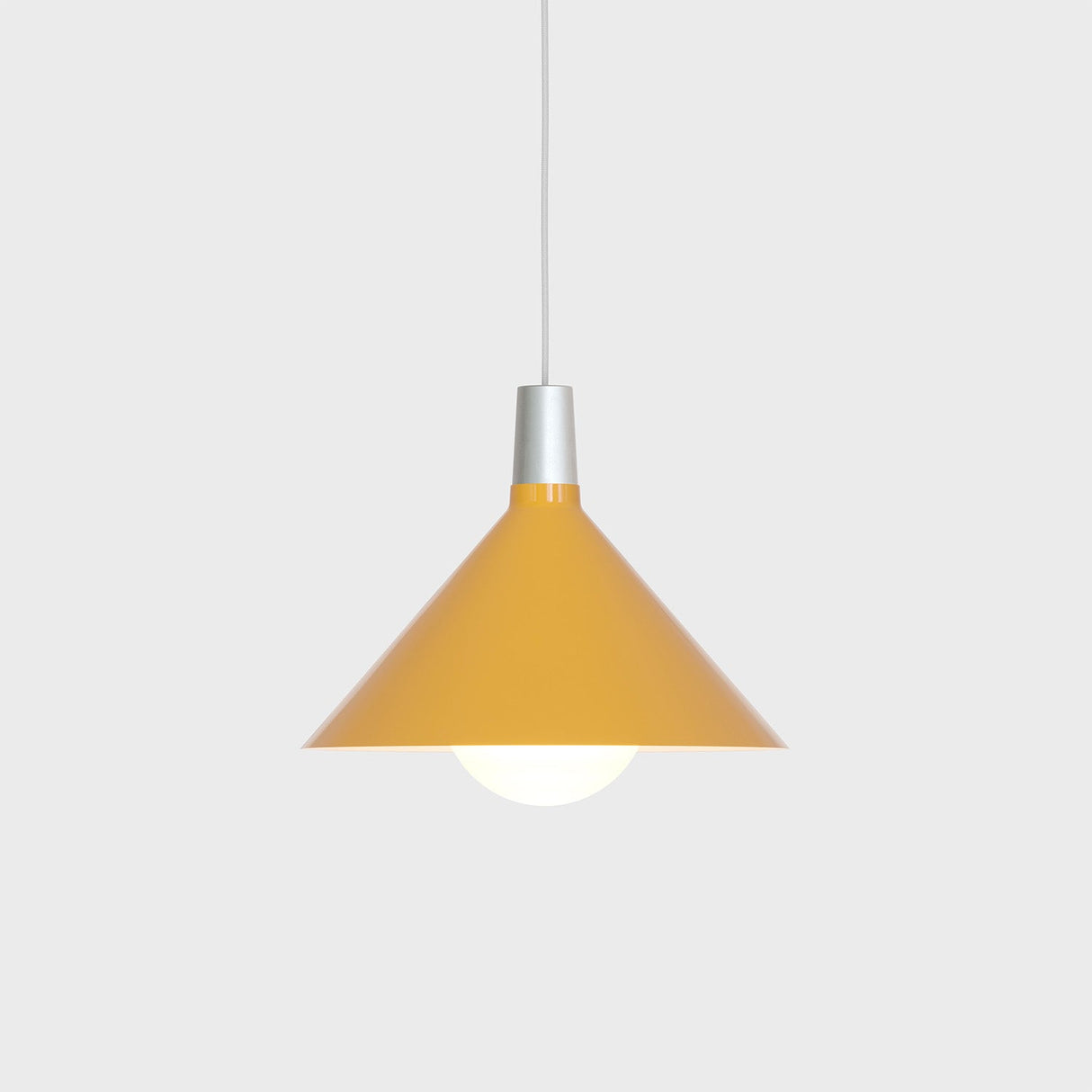 Bower Pendant Light Medium in Yellow + Sphere IV – Sage & Sill