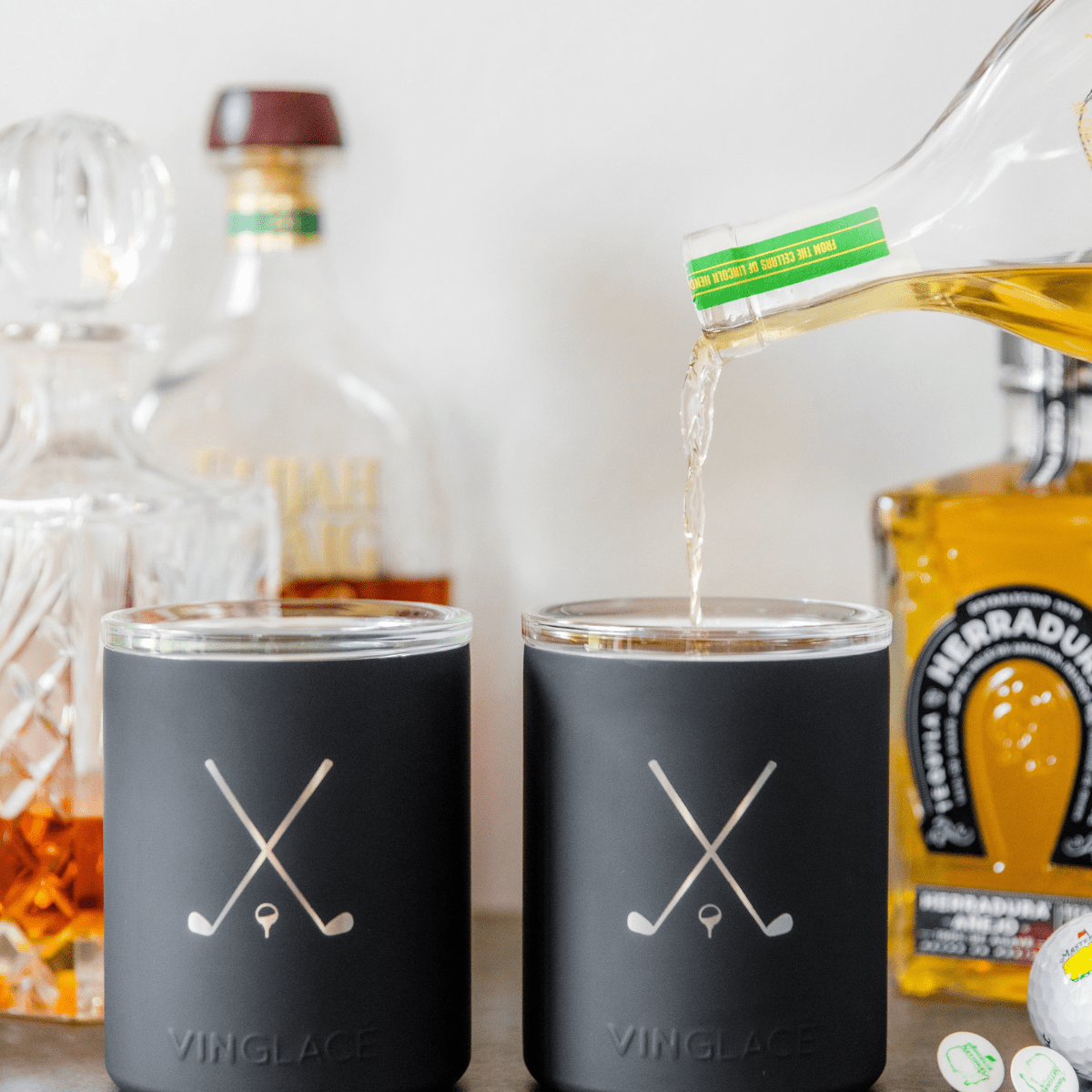 Limited Edition Golf Set of 2 Whiskey in Black – Sage & Sill