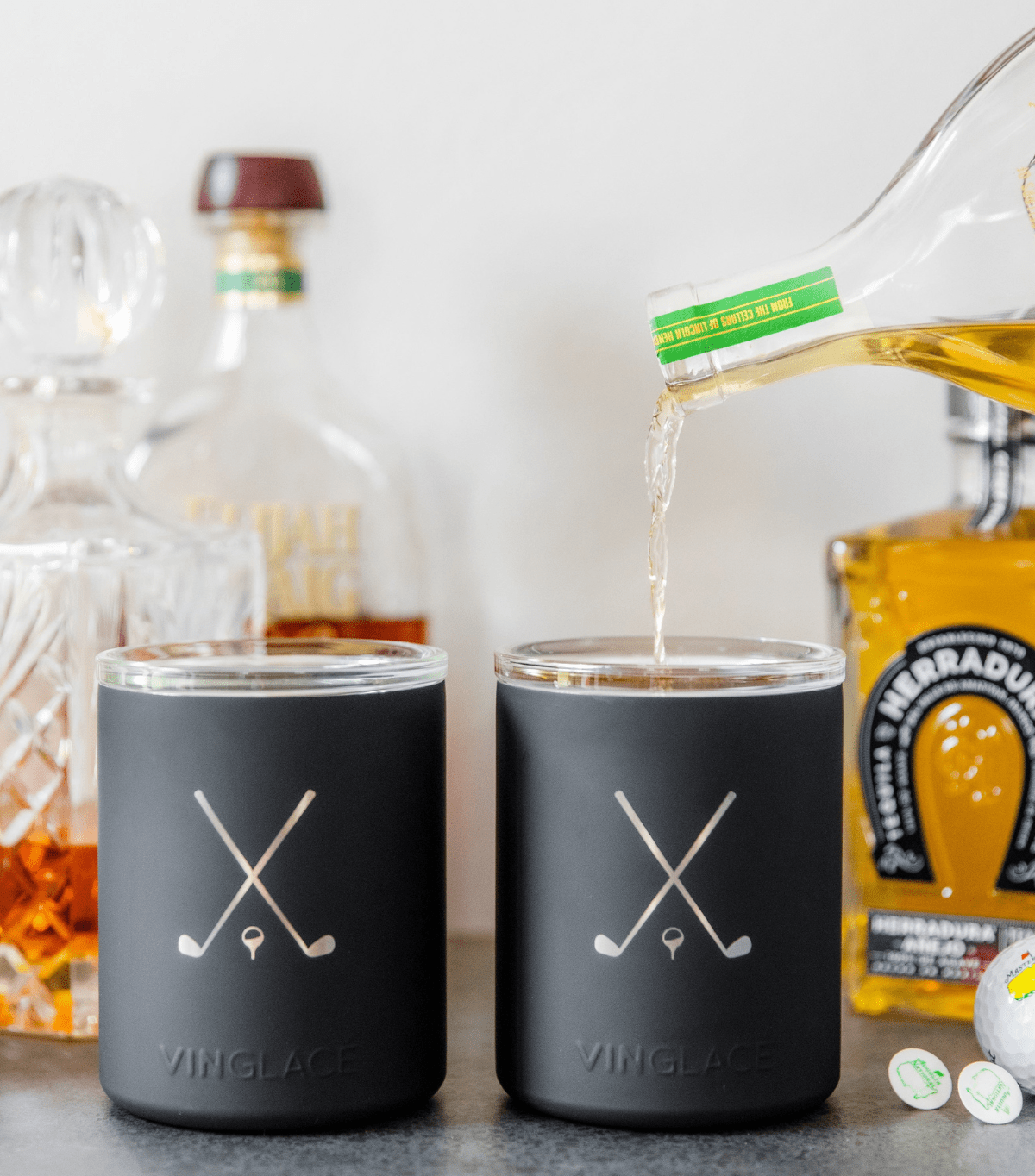 Limited Edition Golf Set of 2 Whiskey in Black – Sage & Sill